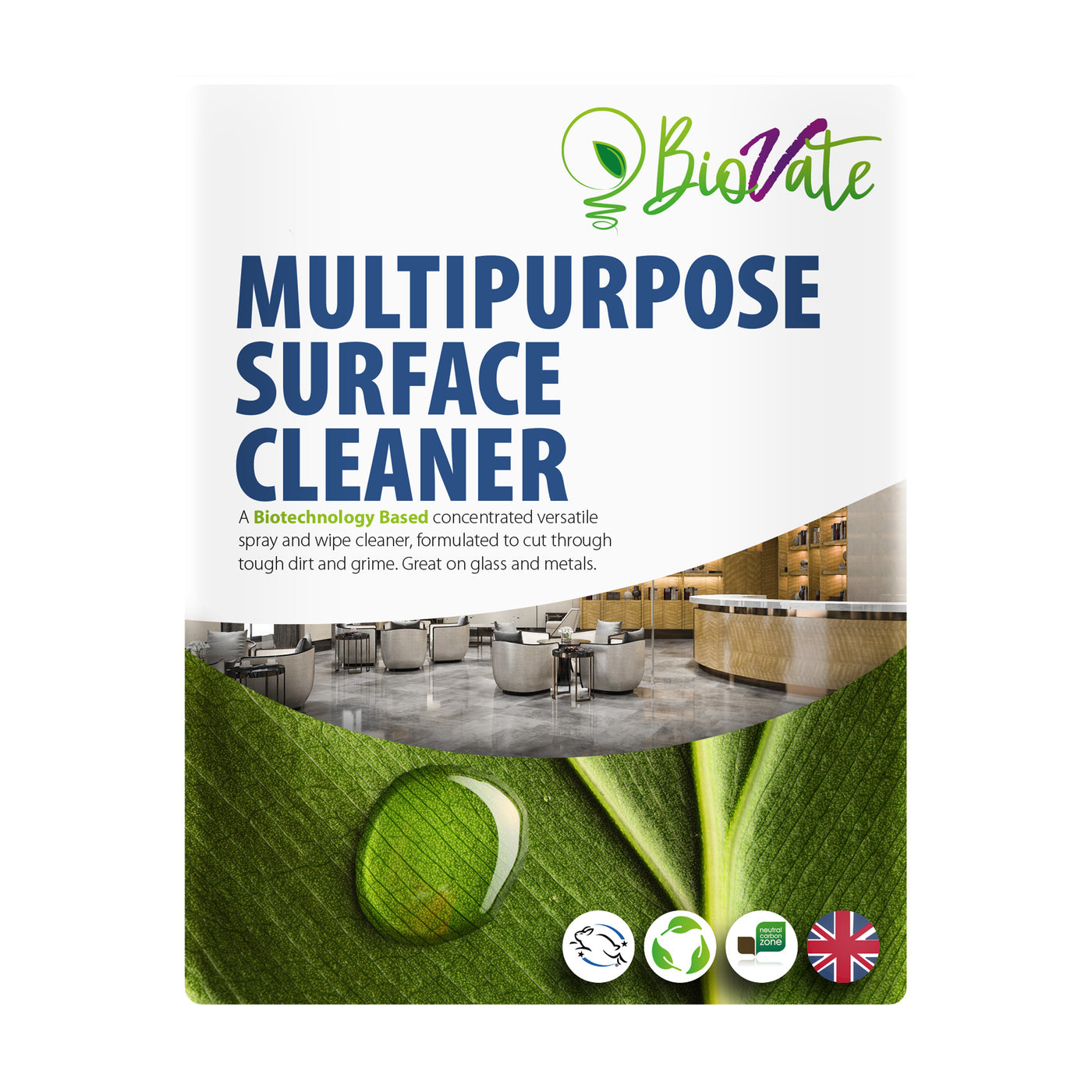 Biovate Multi Purpose Cleaner Pouch – Bidfood Catering Supplies