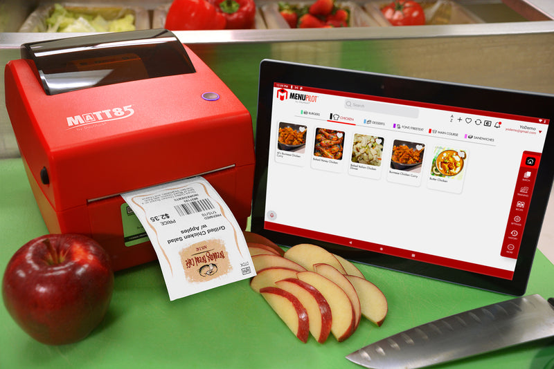 Matt85 56mm x 102mm Permanent Blank Printer Label – Bidfood Catering ...