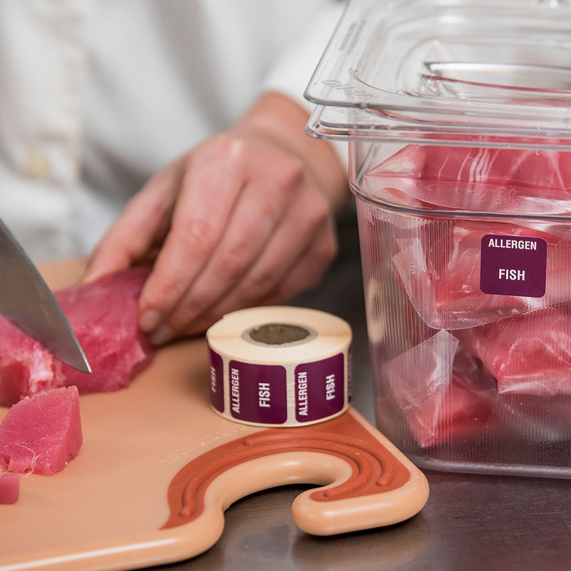 Fish Allergen Warning Label – Bidfood Catering Supplies