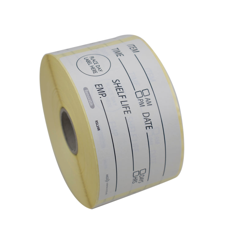 Product/Shelf Removable Life Label 50mm x 100mm – Bidfood Catering Supplies